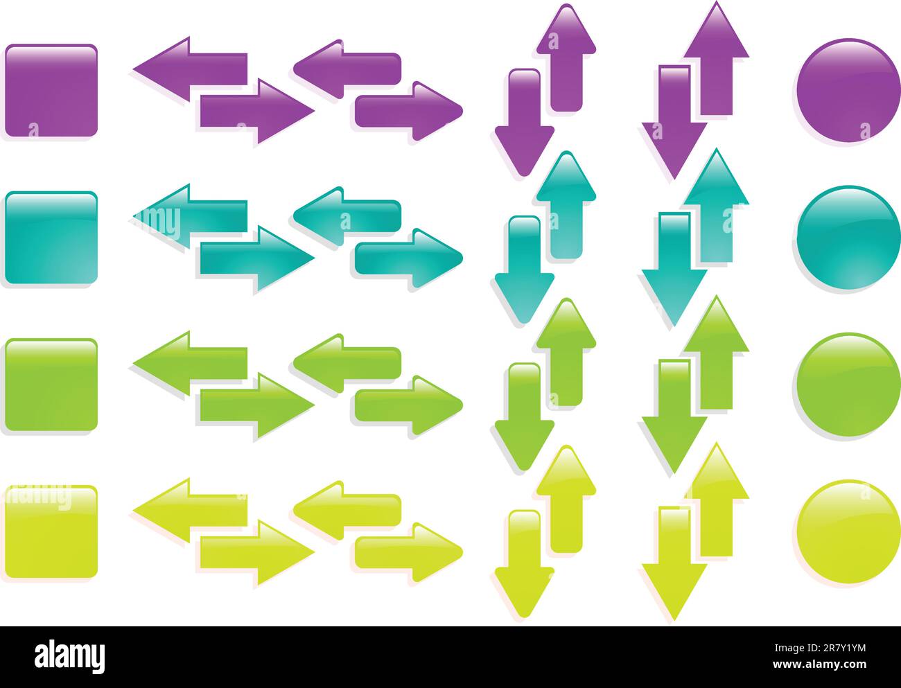 Turquoise square vector Cut Out Stock Images & Pictures - Alamy