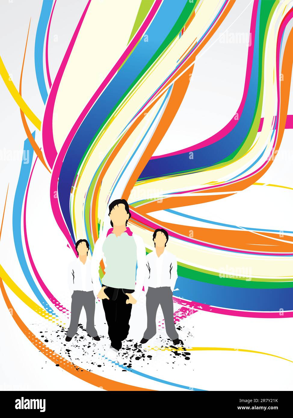 abstract colorful background vector illustration Stock Vector Image ...