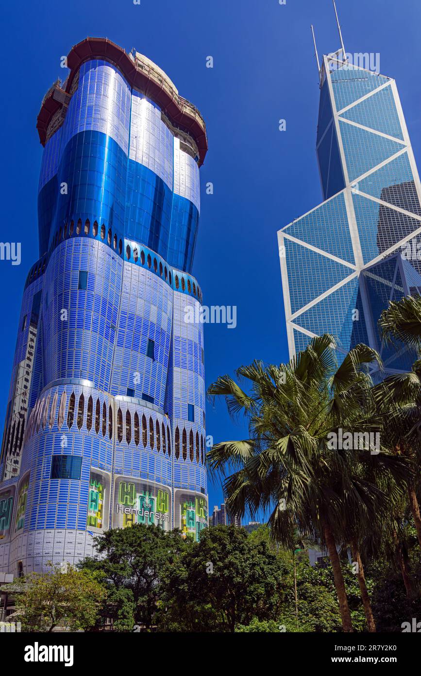 2 Murray Road Henderson Tower and Bank of China building, Hong Kong ...