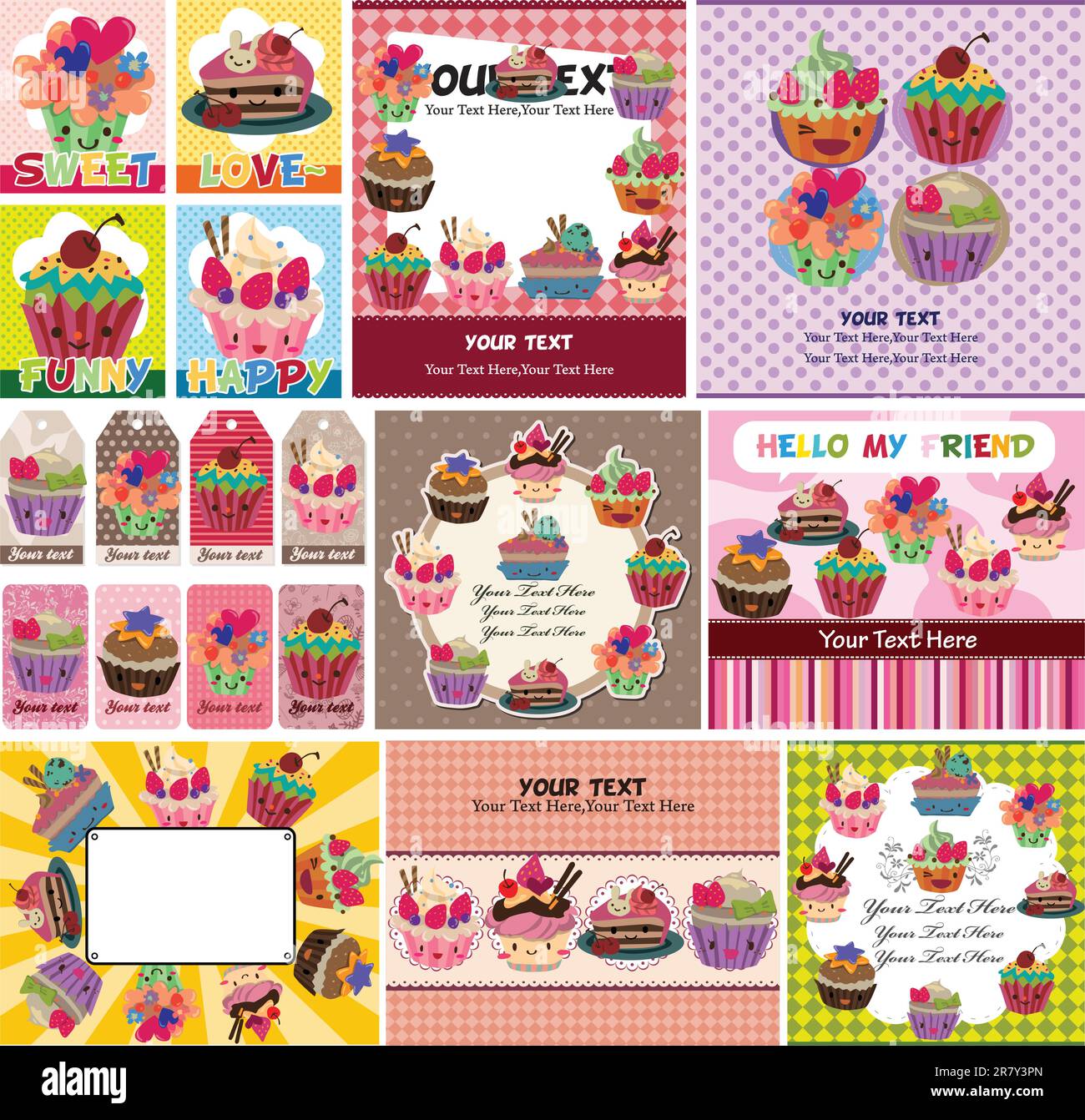 Beautiful cake Stock Vector Images - Alamy