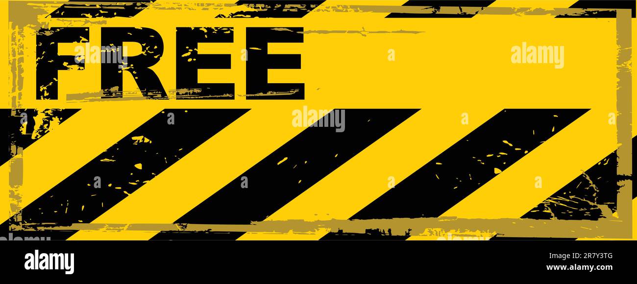 the vector dirty orange danger banner with text Stock Vector Image ...