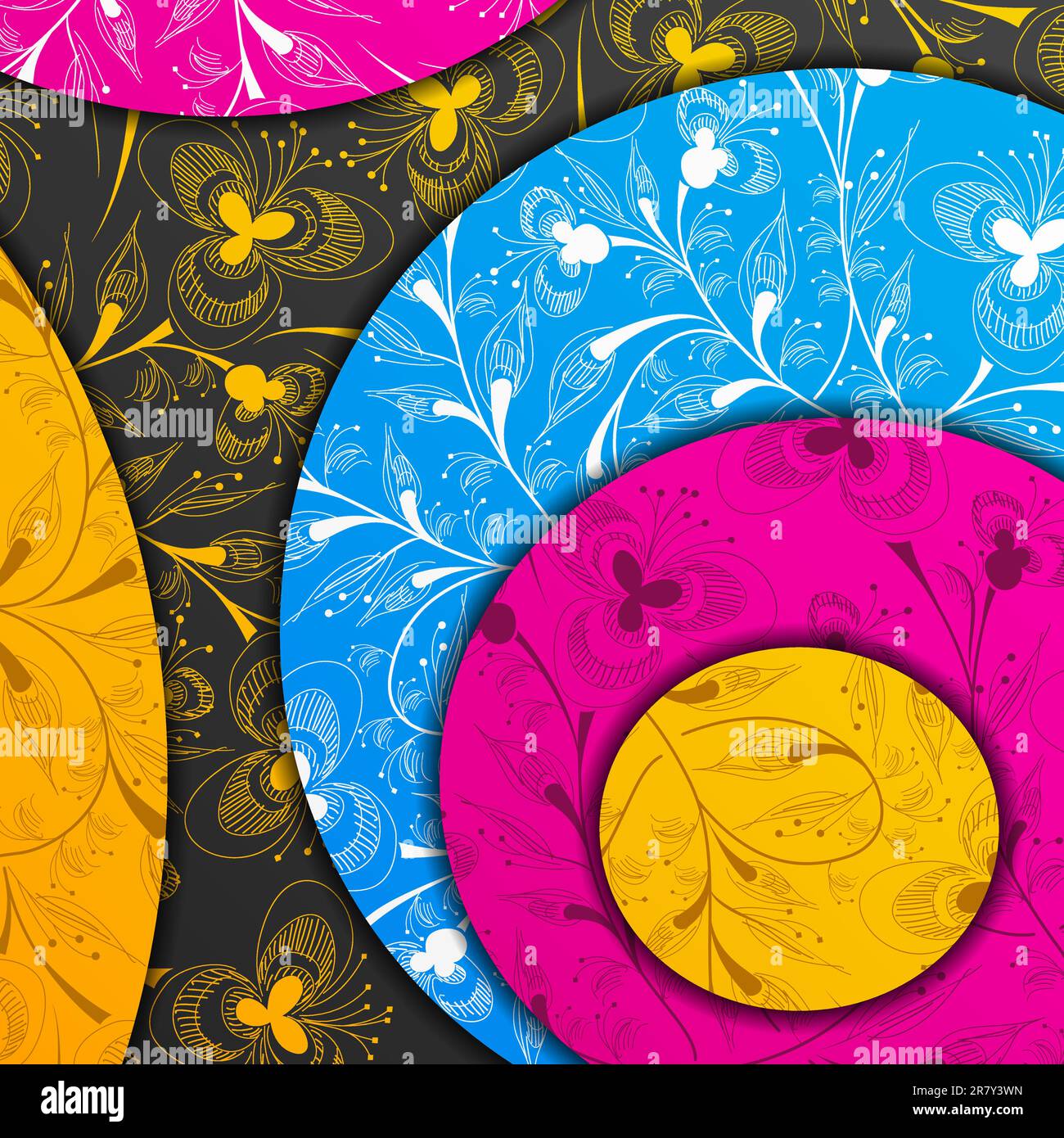 Colorful layers Stock Vector Images - Alamy