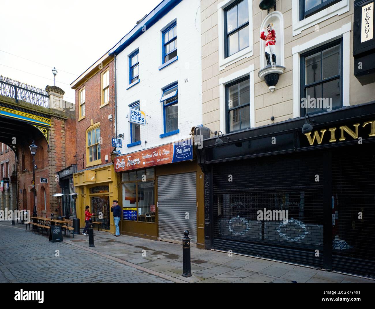 The Spinn Off bar on Little Underbank is a trendy bar serving wines and ...