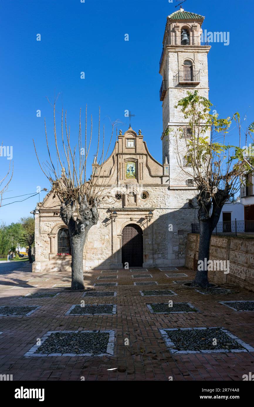 Facade of the Church of the Immaculate Conception, Alameda, Malaga ...
