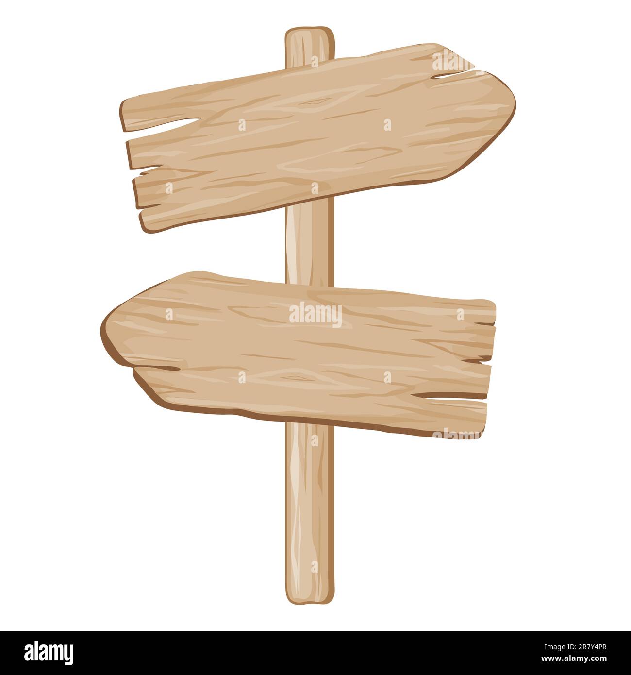 wooden pointer to a white background. illustration Stock Vector Image ...