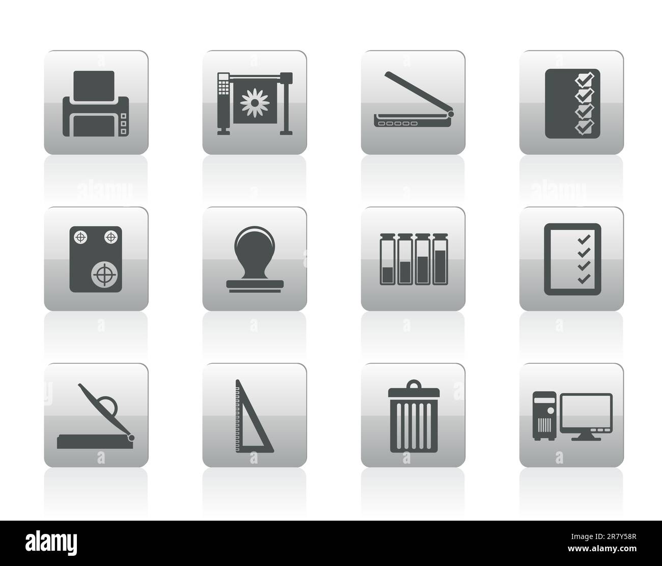 Home printer ink Stock Vector Images - Alamy