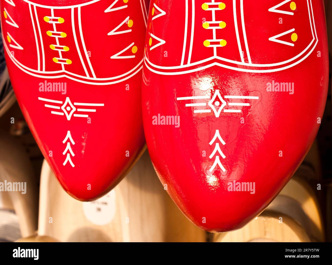 Traditional Amsterdam clogs in a shop close to the center Stock Photo ...