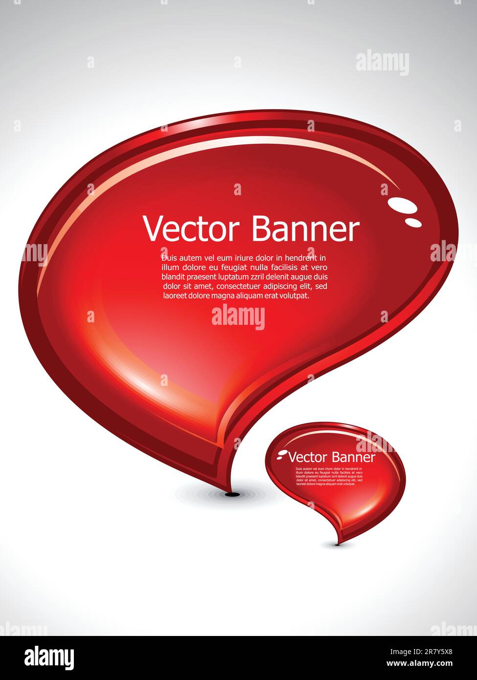 abstract chat banner vector illustration Stock Vector Image & Art - Alamy