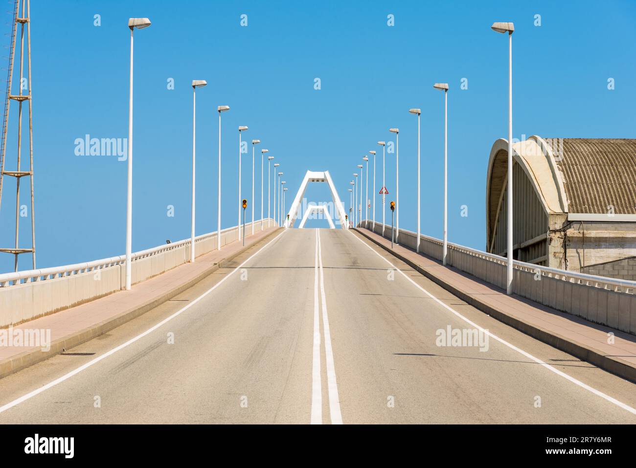 Bascule bridge across the shipping lane, where boats, ships, sailboats ...