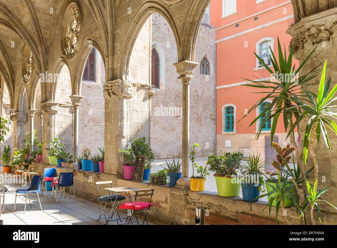 The Bar is in the backyard of an old convent. In the former monastery ...