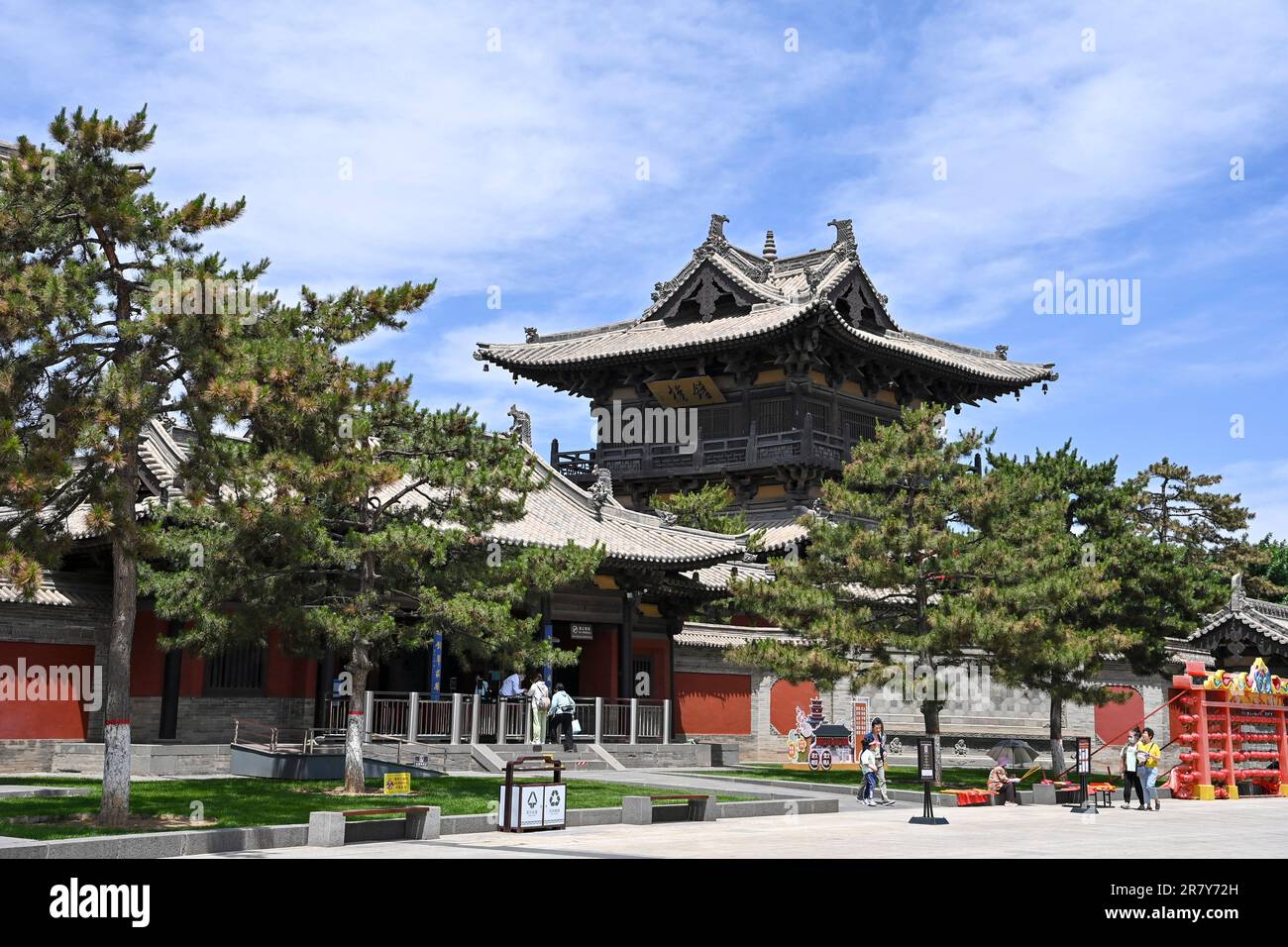 Datong, China's Shanxi Province. 8th June, 2023. People visit the ...