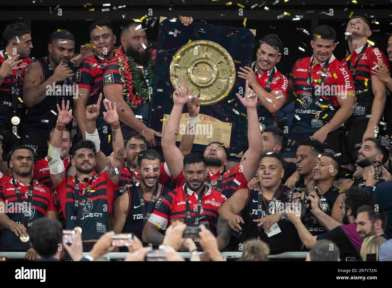 Saint Denis, France. 18th June, 2023. Toulouse's New Zealand prop ...