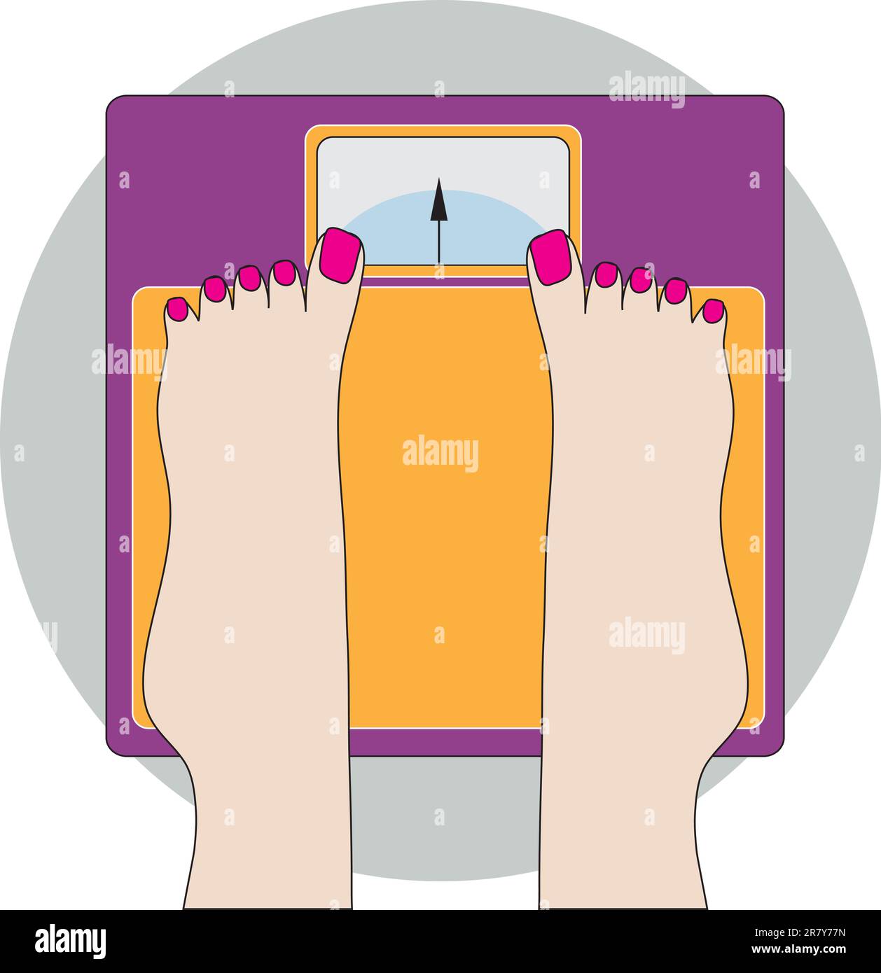 Chubby feet Stock Vector Images - Alamy