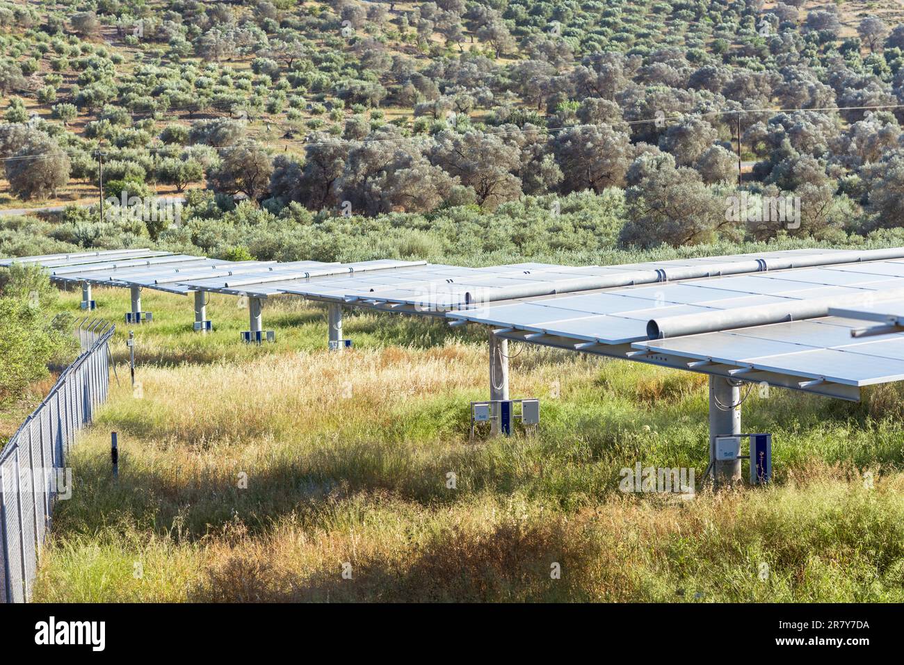 Renewable energy production with solar cells in the south central of ...
