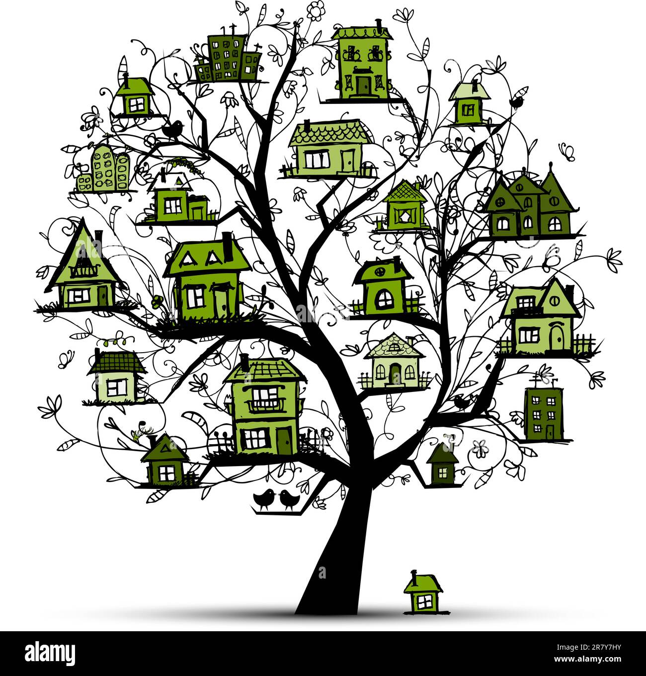 Cute neighbor Stock Vector Images - Alamy