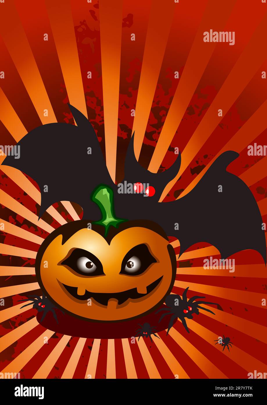 Halloween abstract background, vector illustration Stock Vector Image ...