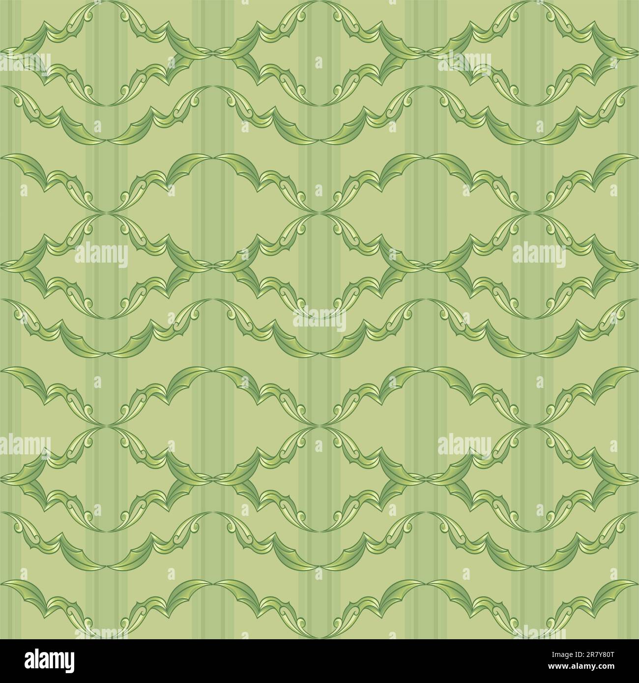 Vintage Pattern. Illustration on green background for design Stock ...