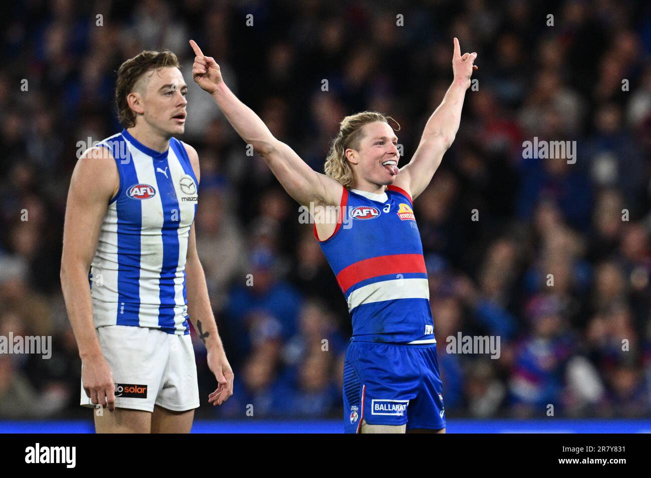 Melbourne, Australia. 18th June, 2023. Cody Weightman of Western ...