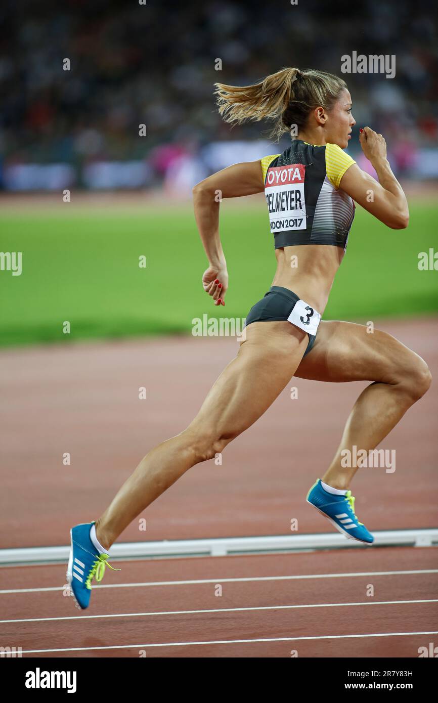 Ruth Sophia Spelmeyer participating in the 400 meters at the World ...