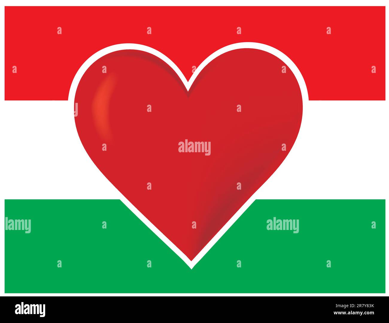 Big hungarian flag Stock Vector Images - Alamy
