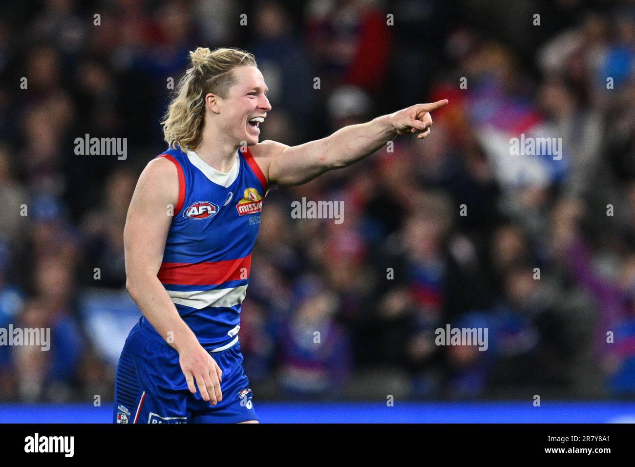 Melbourne, Australia. 18th June, 2023. Cody Weightman of Western ...