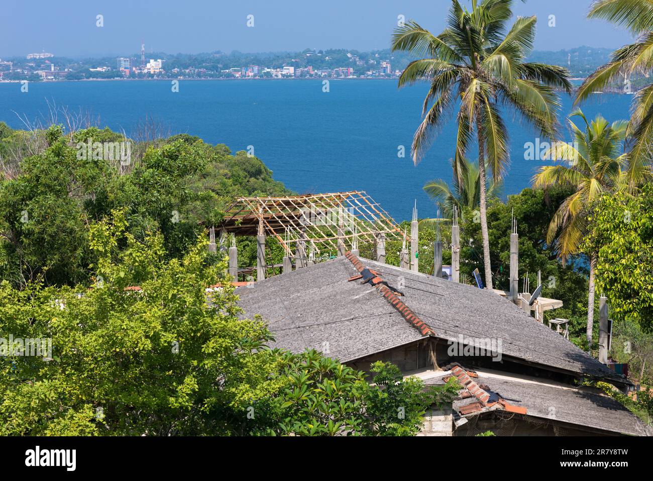 House in the Jungle. View from the Japanese Peace Pagoda to direction ...
