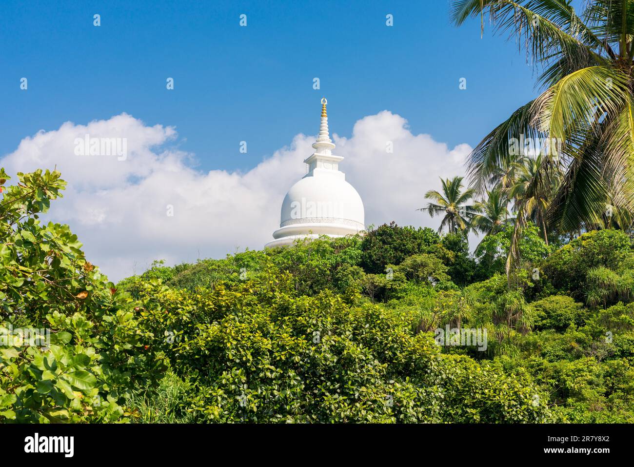 The hemispherical dome named Stupa, from the Japanese Peace Pagoda on ...