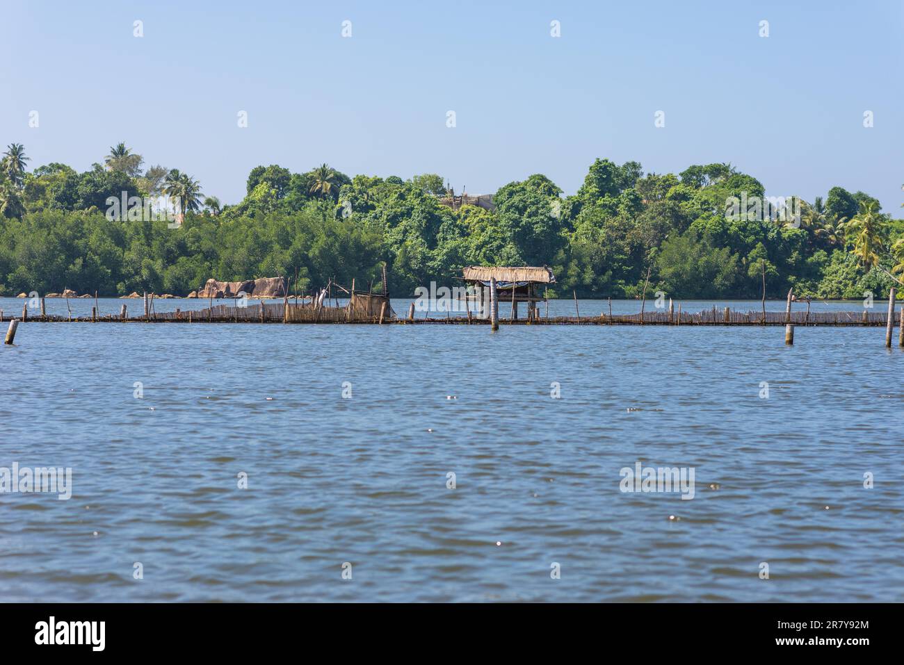 Coastal lagoon named Hikkaduwa lake in the north-east of the city. With ...