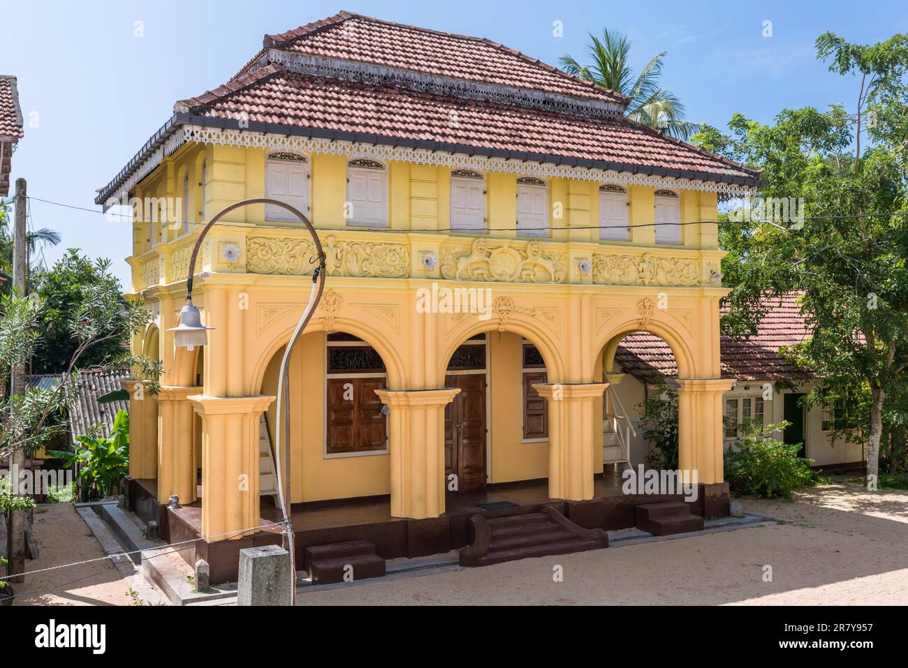 Buddhist monastery, Sunandarama Maha Vihara. The monastery situated in ...
