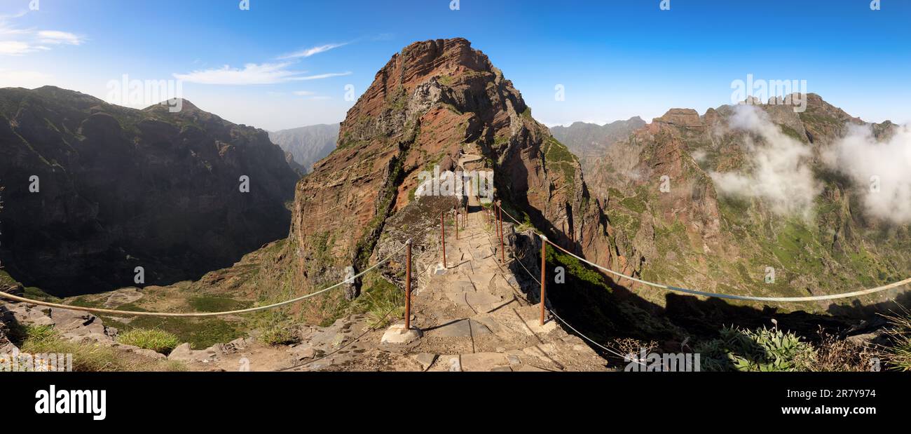 Madeira viewpoint near Pico do Arieiro, Portugal Stock Photo - Alamy