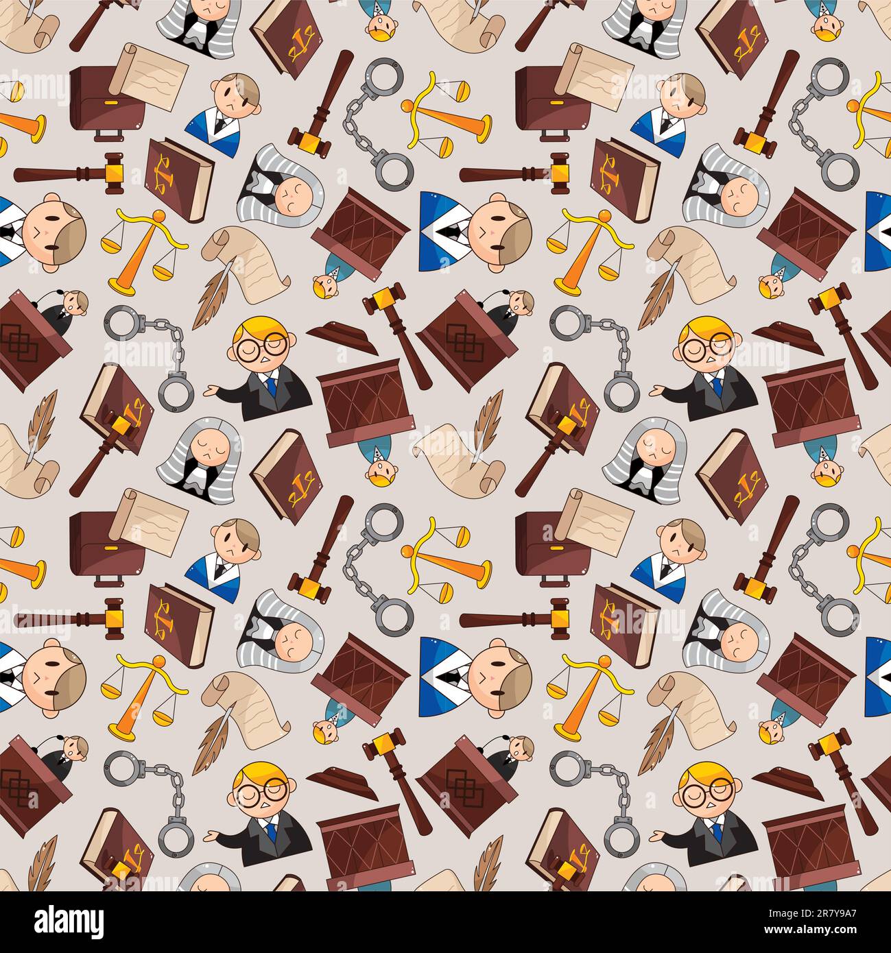 Cartoon justice scale book hi-res stock photography and images - Alamy