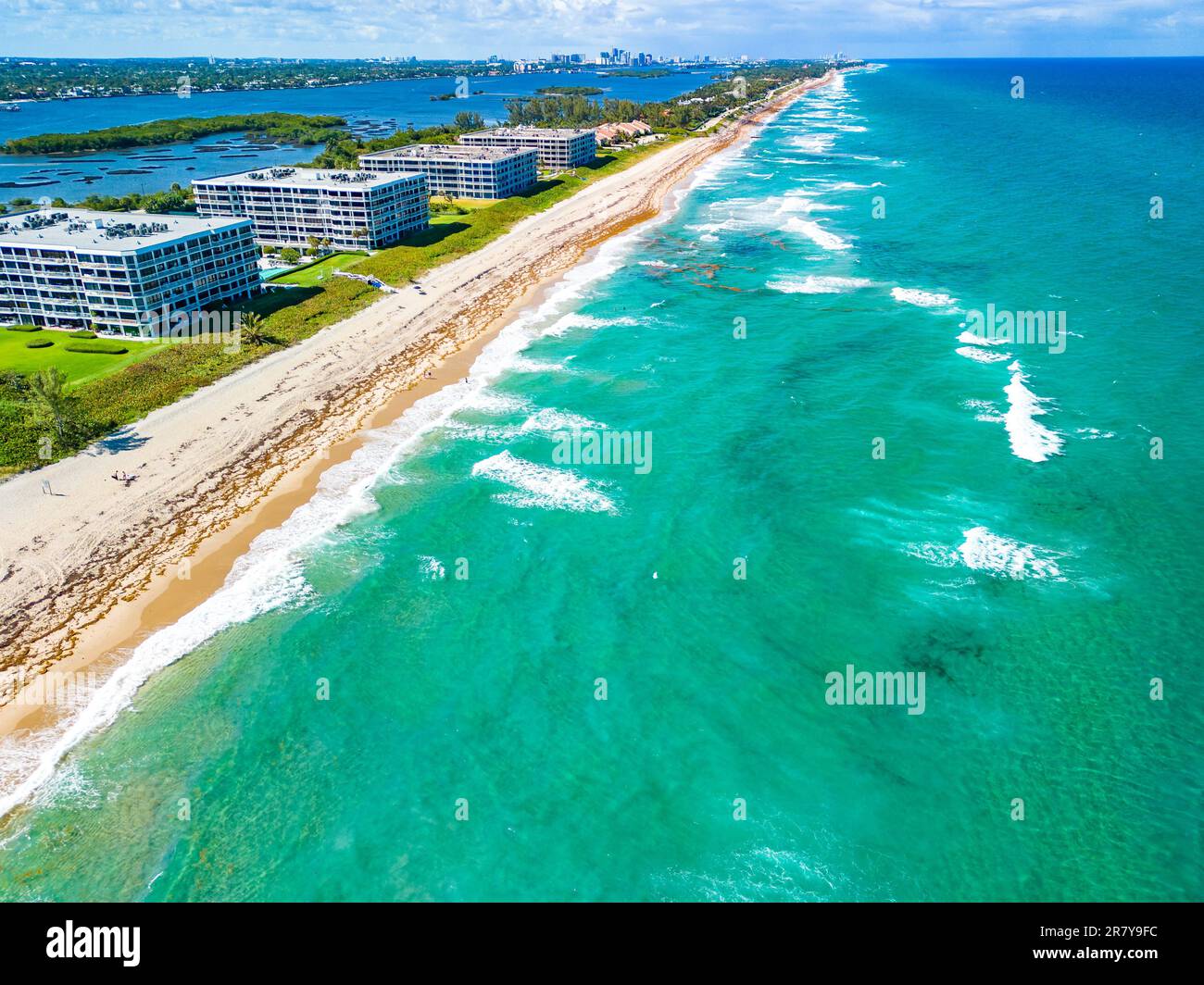 Phipps Ocean Park and Ibis Isle, West Palm Beach, Florida, USA Stock ...
