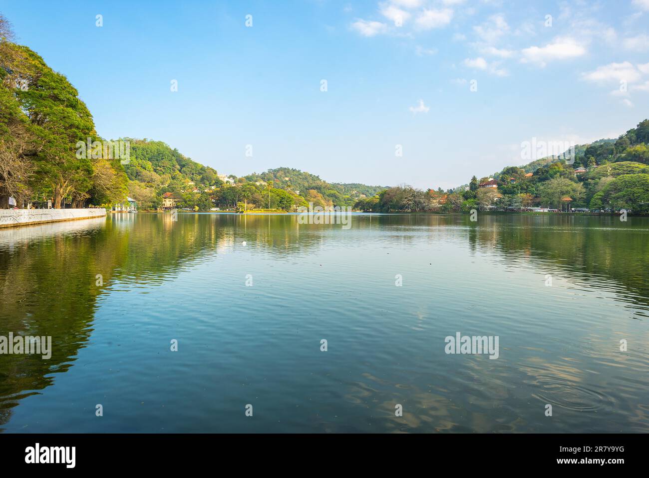 The Kandy lake is an artificial body of water in the heart of the city ...