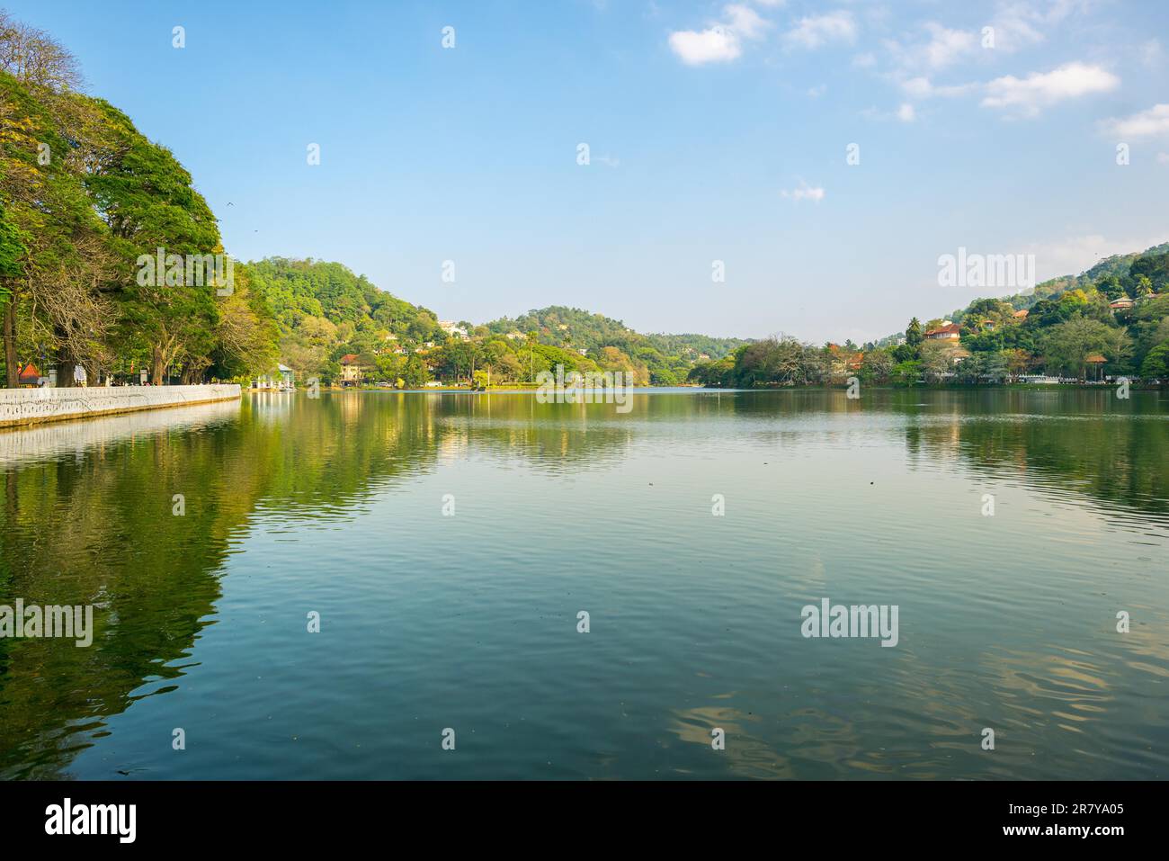 The Kandy lake is an artificial body of water in the heart of the city ...