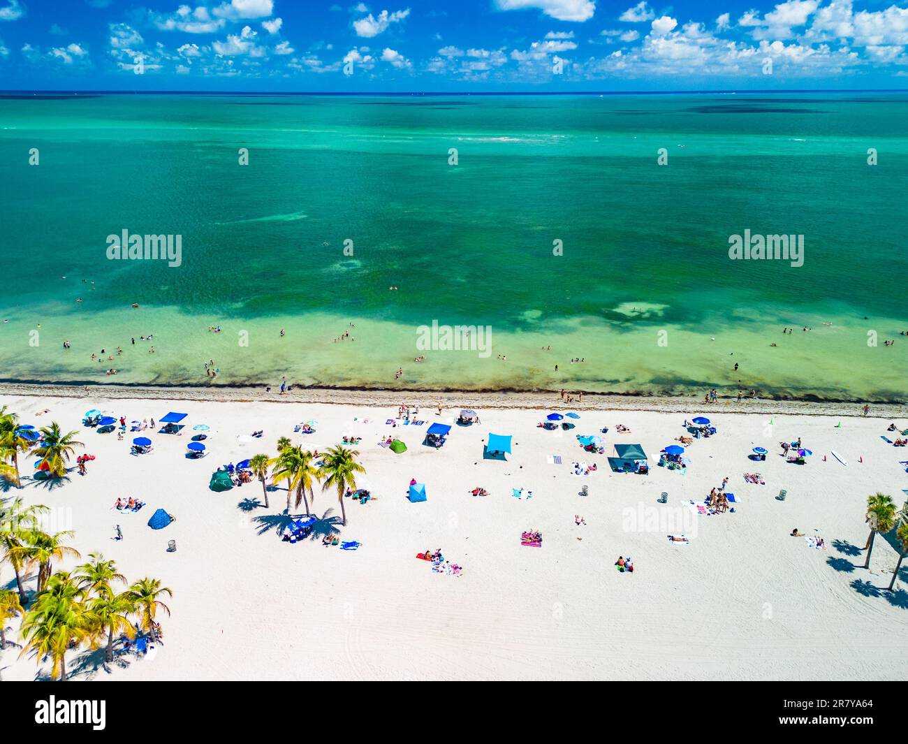 Aerial miami beach crandon park hi-res stock photography and images - Alamy