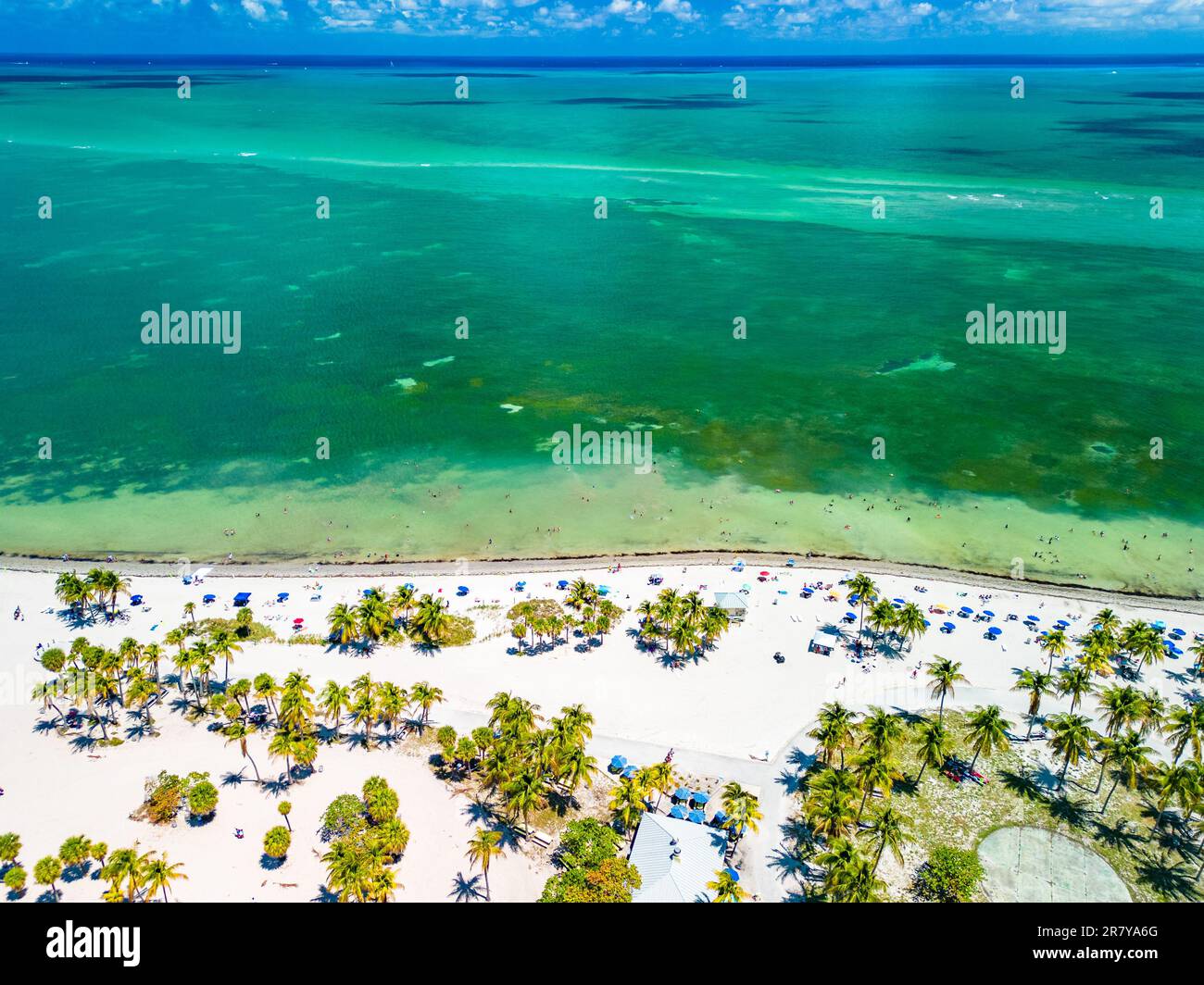 Aerial miami beach crandon park hi-res stock photography and images - Alamy