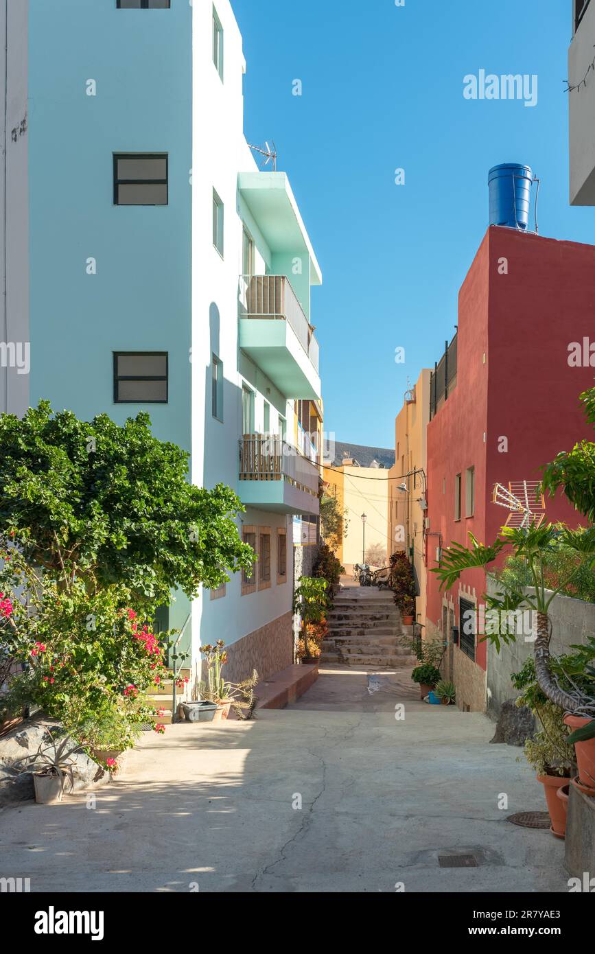 The Valle Gran Rey with its small villages is a popular destination for ...