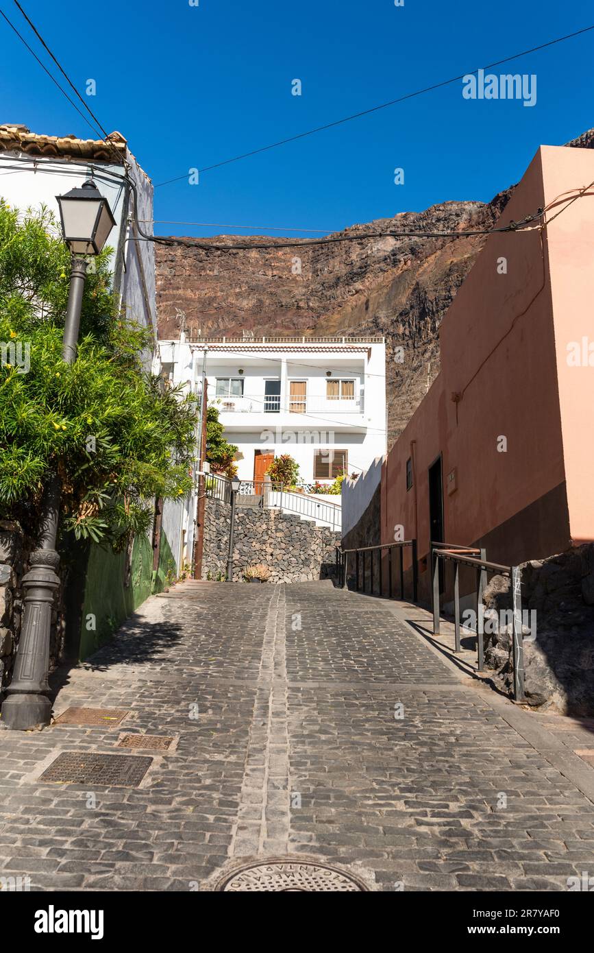 The Valle Gran Rey with its small villages is a popular destination for ...