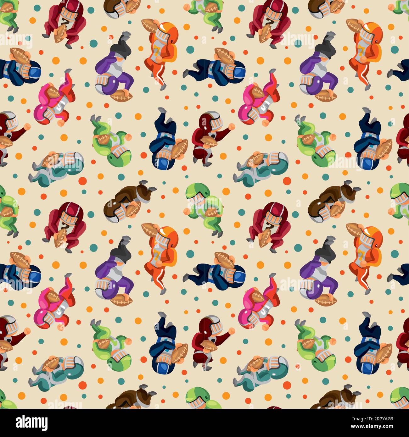 seamless football pattern Stock Vector Image & Art - Alamy