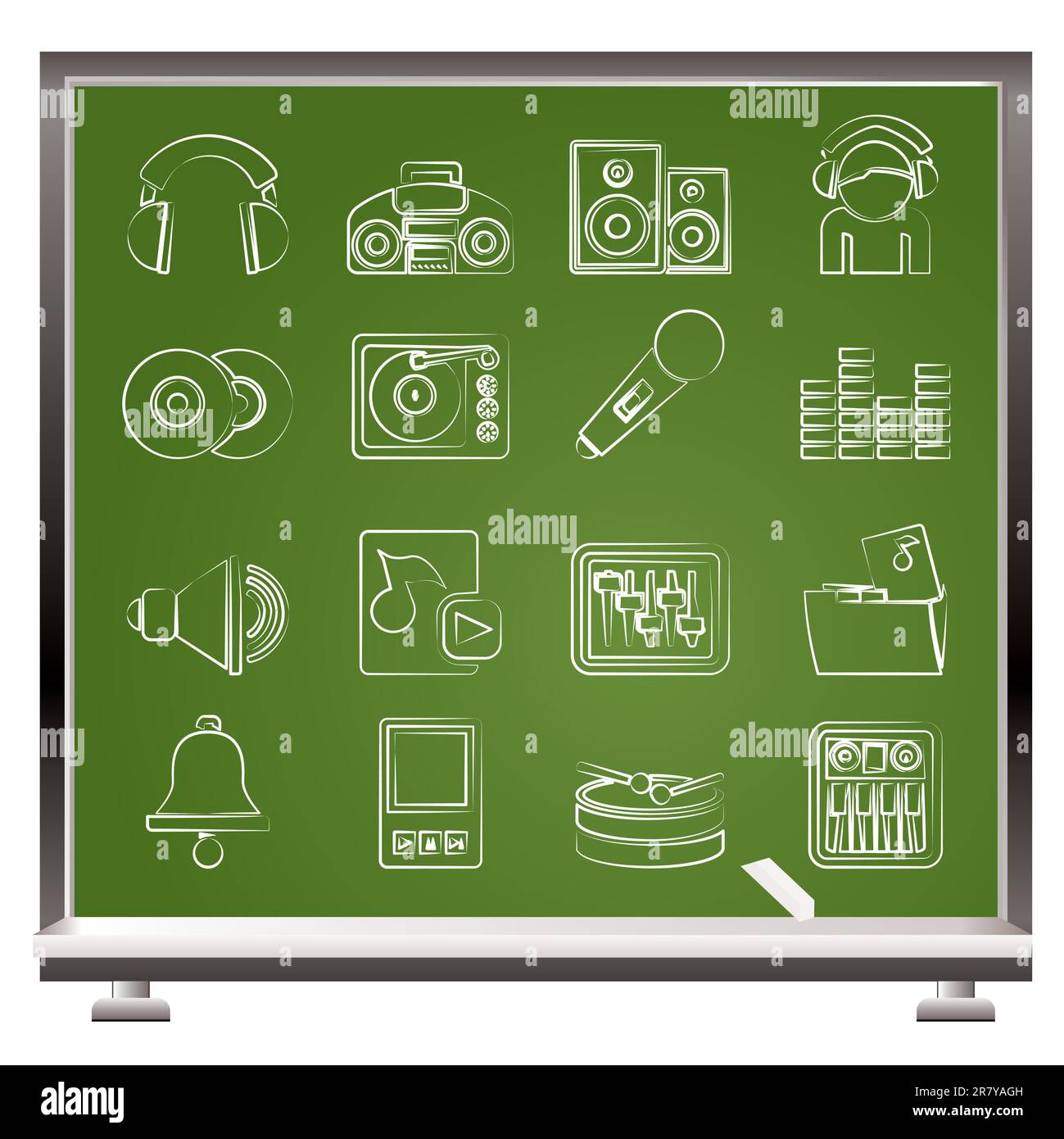 File folder music note Cut Out Stock Images & Pictures - Alamy