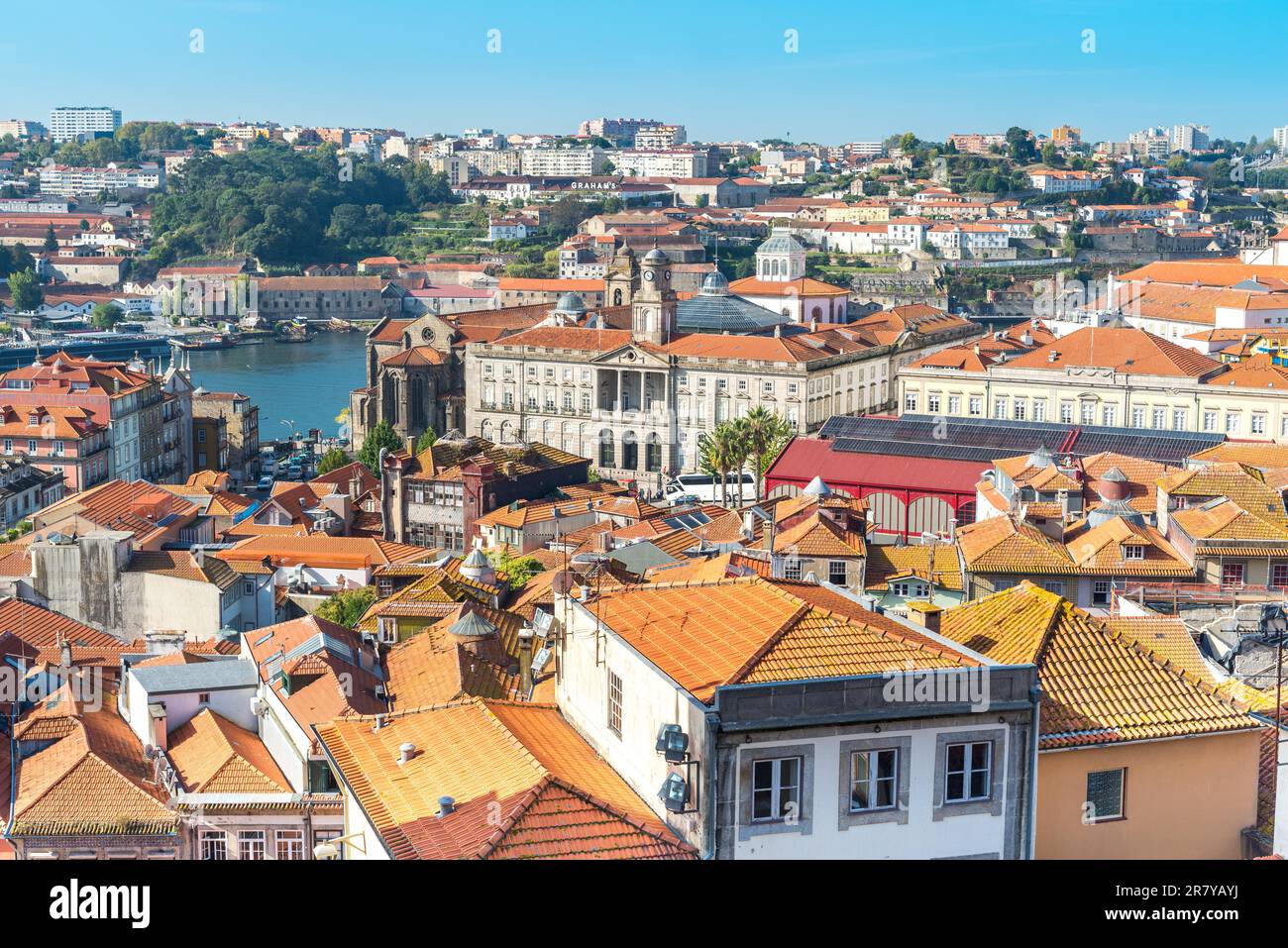 Historical old town of Porto, the Bairro do Barredo as part of the ...