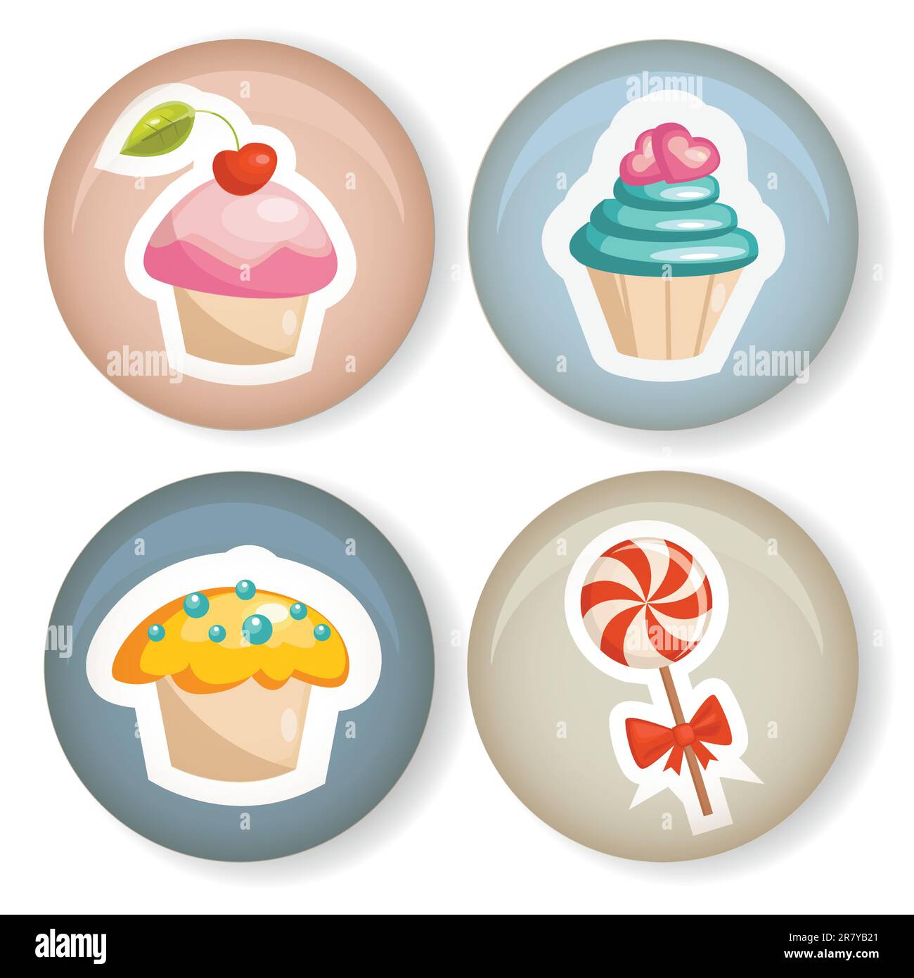 Cute badges , illustration Stock Vector Image & Art - Alamy