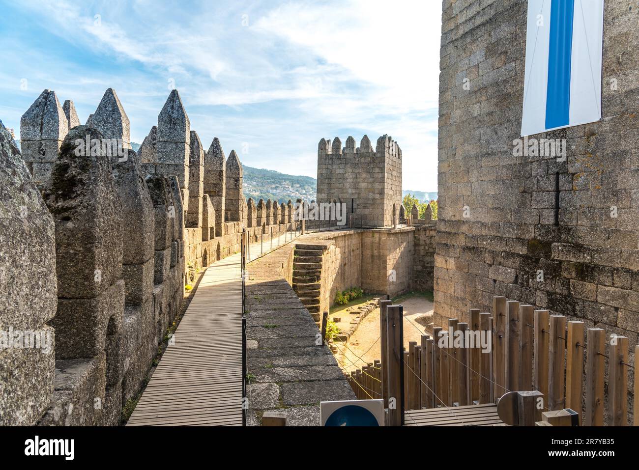 The old Romanesque castle was built in the middle of the 10th century ...