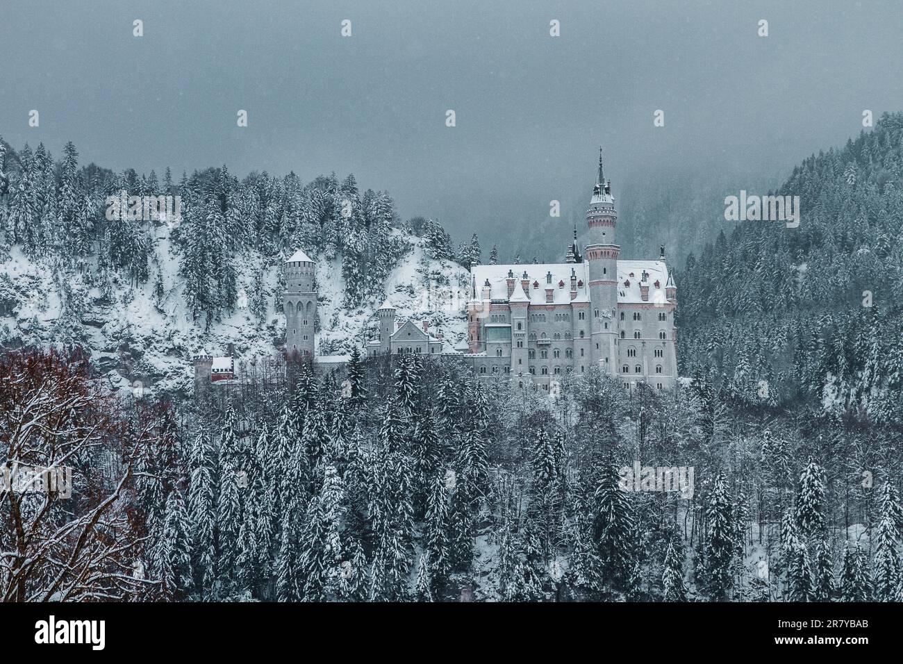 Panoramic view schwangau hi-res stock photography and images - Alamy