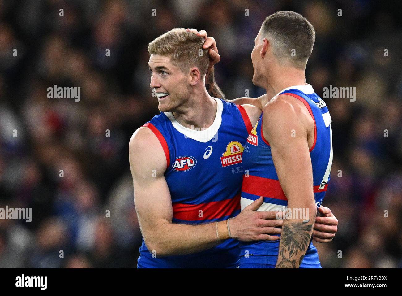 Melbourne, Australia. 18th June, 2023. Tim English of Western Bulldogs ...