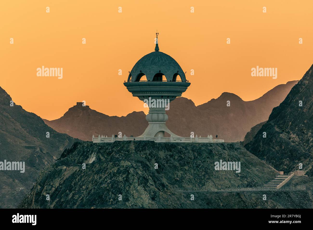 An incense burner, landmark of Muscat in Oman Stock Photo - Alamy