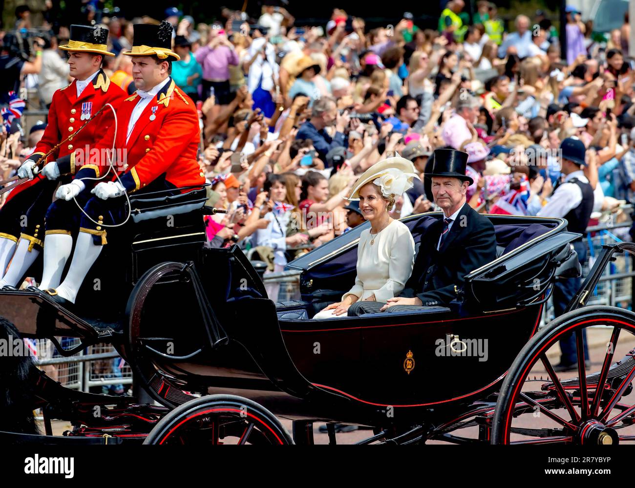 Sophie, Countess of Wessex and Vice Admiral Sir Tim Laurence returns to ...