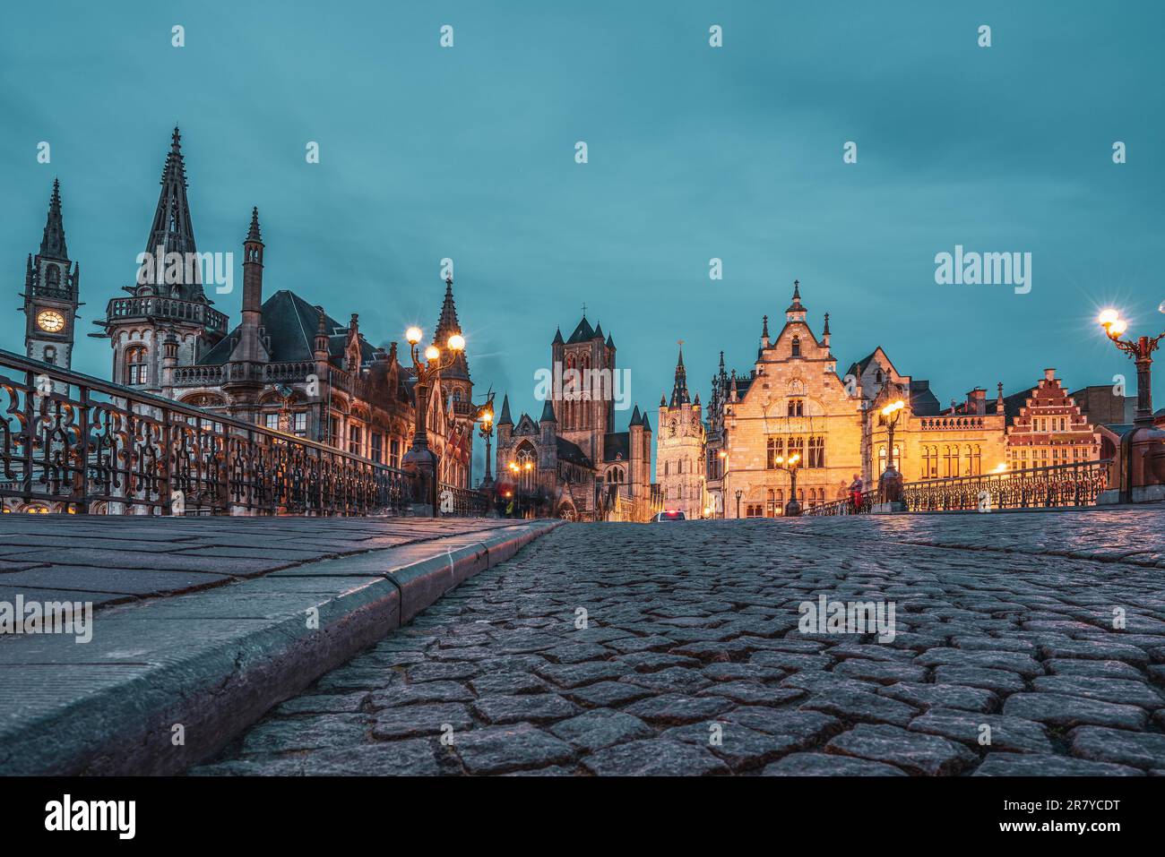 St michaels bridge in ghent hi-res stock photography and images - Alamy