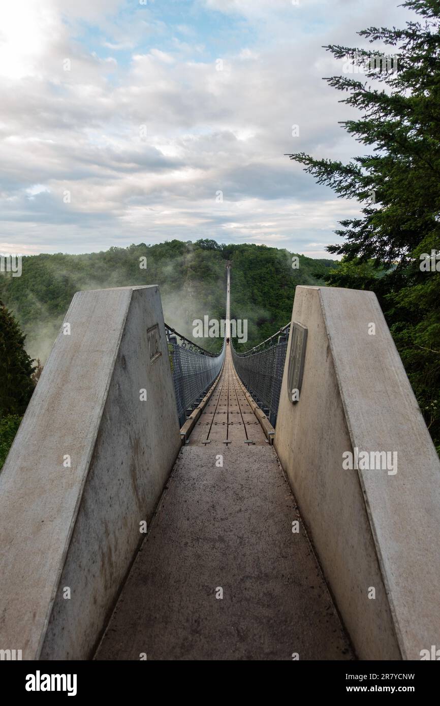 Geierlay footbridge hi-res stock photography and images - Alamy