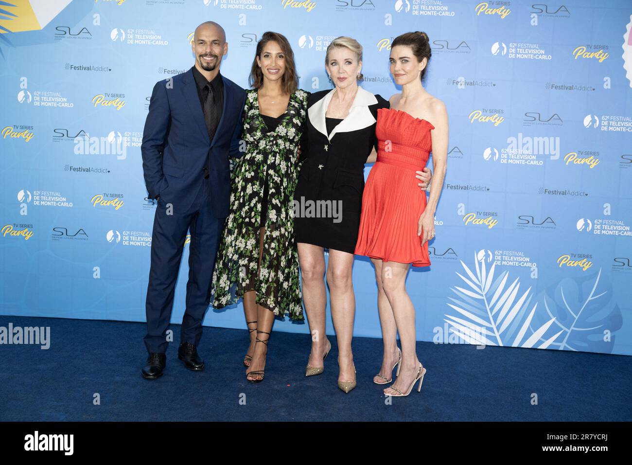 Monte Carlo, Monaco. 17th June, 2023. Bryton James, Christel Khalil ...